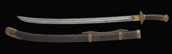 Bonhams : A dao-style sword Qing dynasty