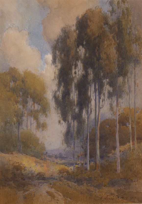 Bonhams : (n/a) Percy Gray (1869-1952) Path through Eucalyptus, 1913 14 ...