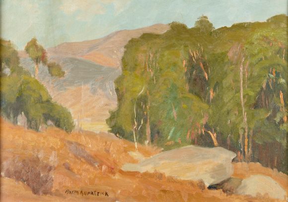 Bonhams : Aaron Edward Kilpatrick (American, 1872-1953) Distant Hills ...