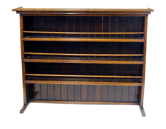 Bonhams : George III oak plate rack now converted to a floor standing ...