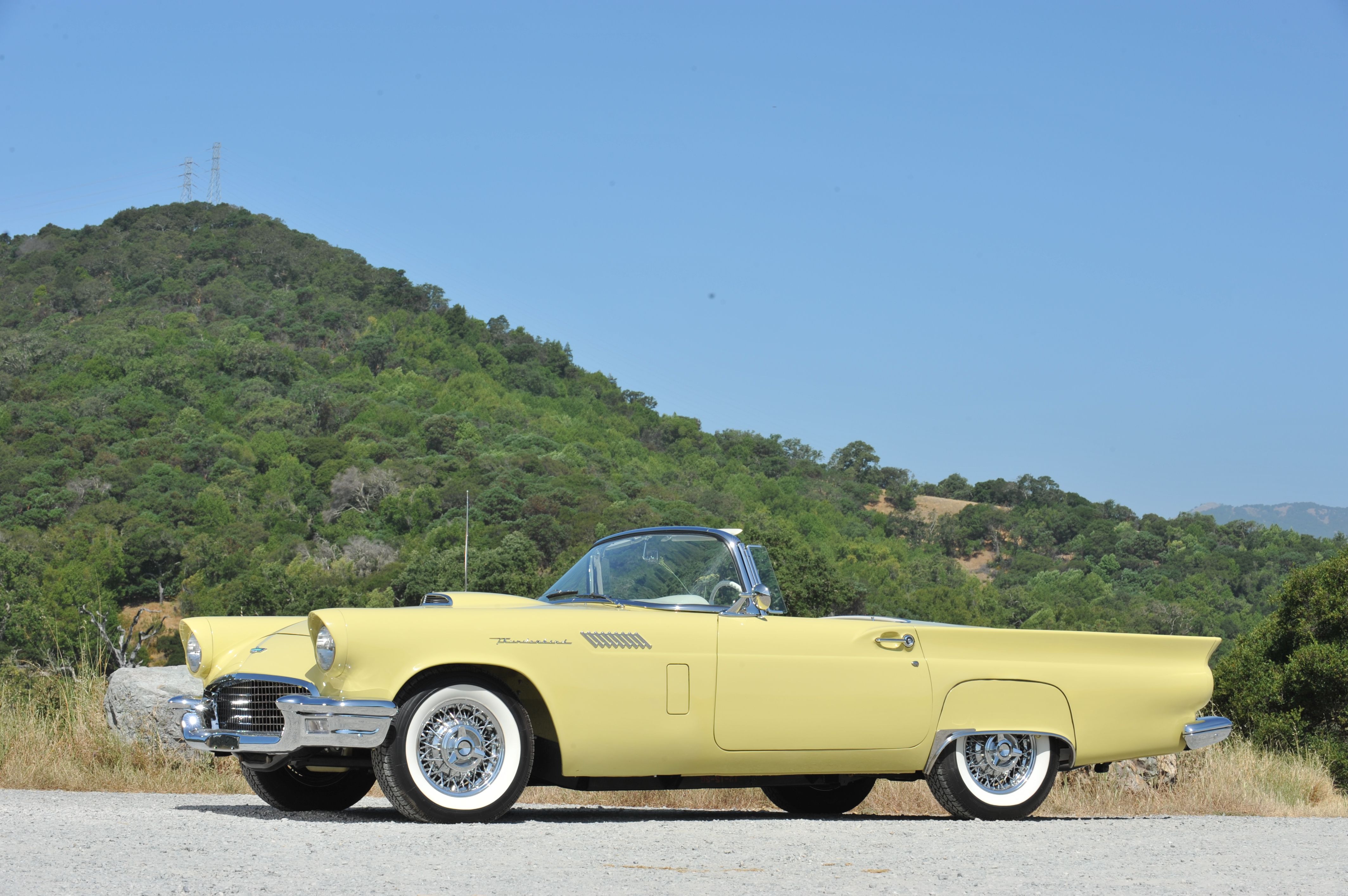 Bonhams Cars : One of 1,363 factory E-Codes built,1957 Ford Thunderbird ...