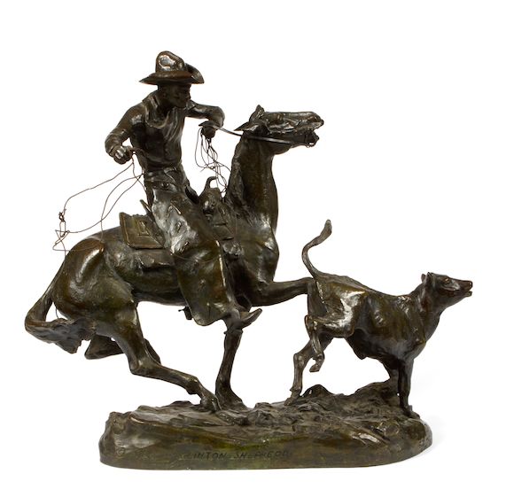 Bonhams : J. Clinton Shepherd (American, 1888-1975) Maverick (Cowboy ...