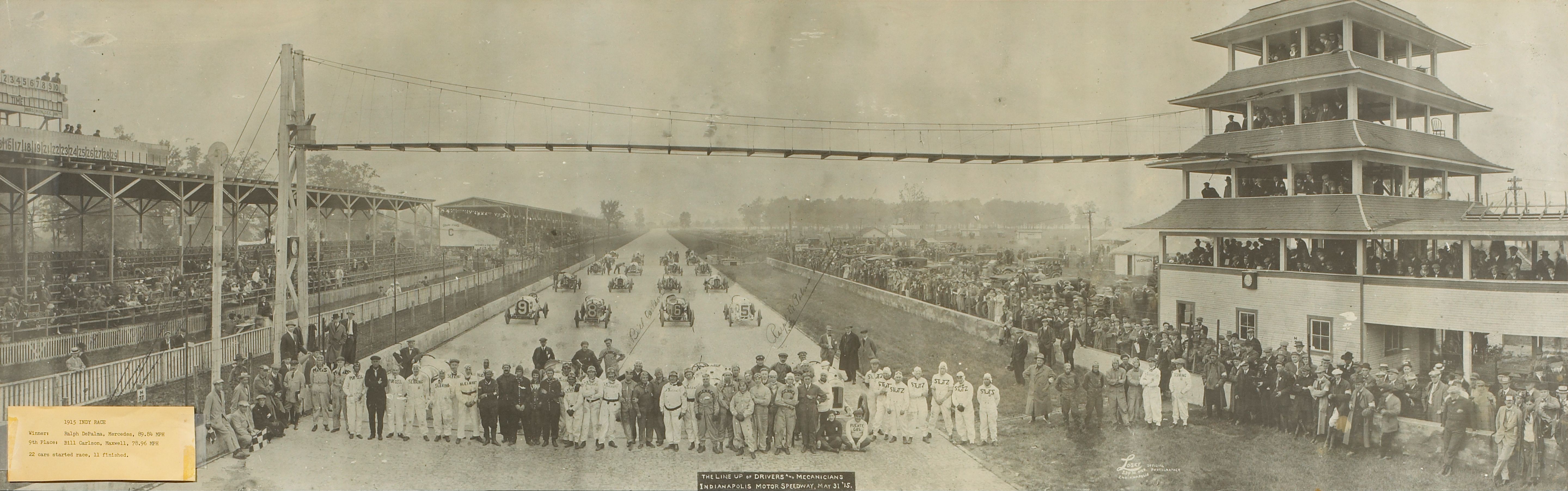 Bonhams Cars : A panoramic monochrome photograph reprint of the 1915 ...