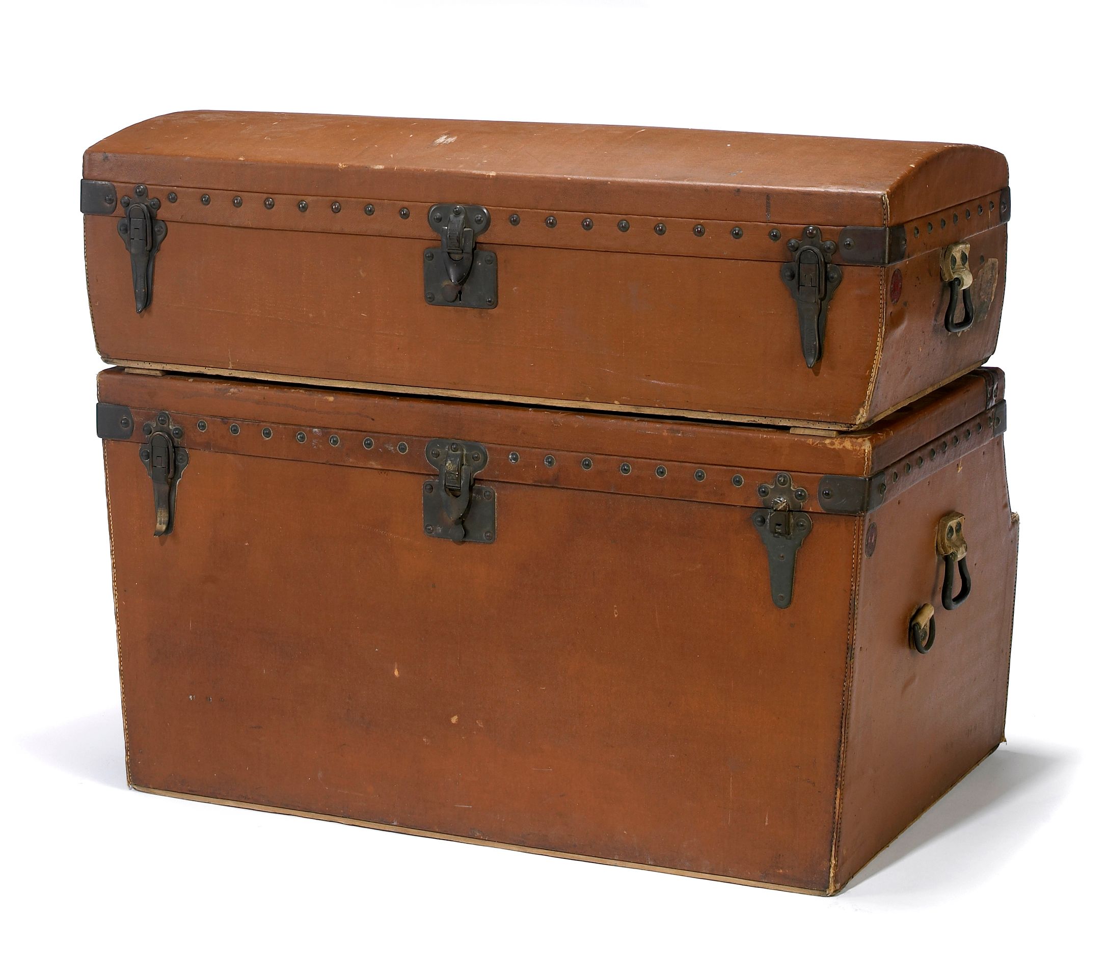 Bonhams Cars : A stacking, contoured, two piece Louis Vuitton motoring ...