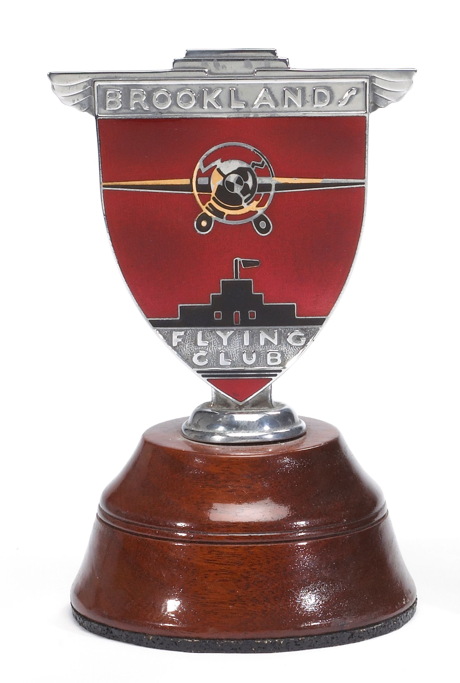 Bonhams Cars : A rare Brooklands Flying Club badge, 1920s,