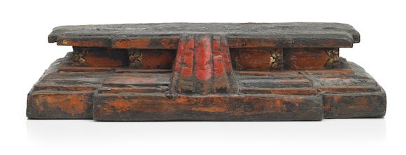 Bonhams : A throne platform Tibet, 13th/15th century