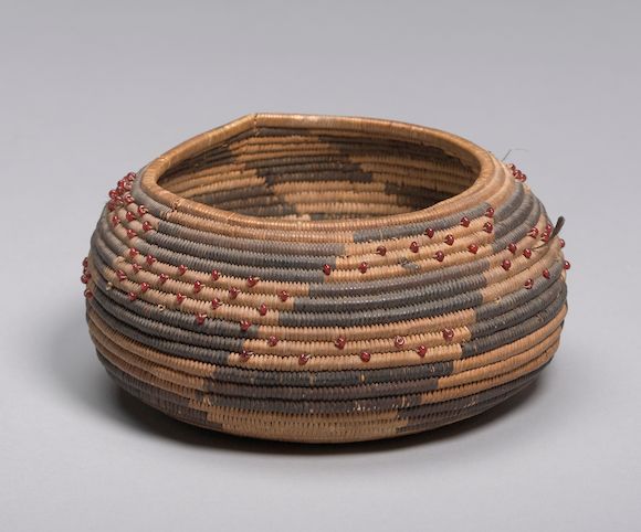 Bonhams : A Pomo beaded basket