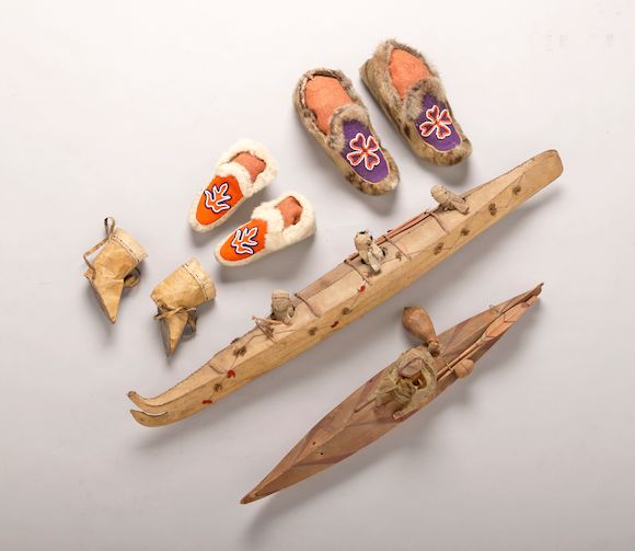 Bonhams : Five Eskimo items