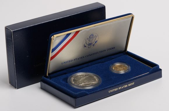 Bonhams : 1987 Constitution 2 Piece Proof Sets (2)