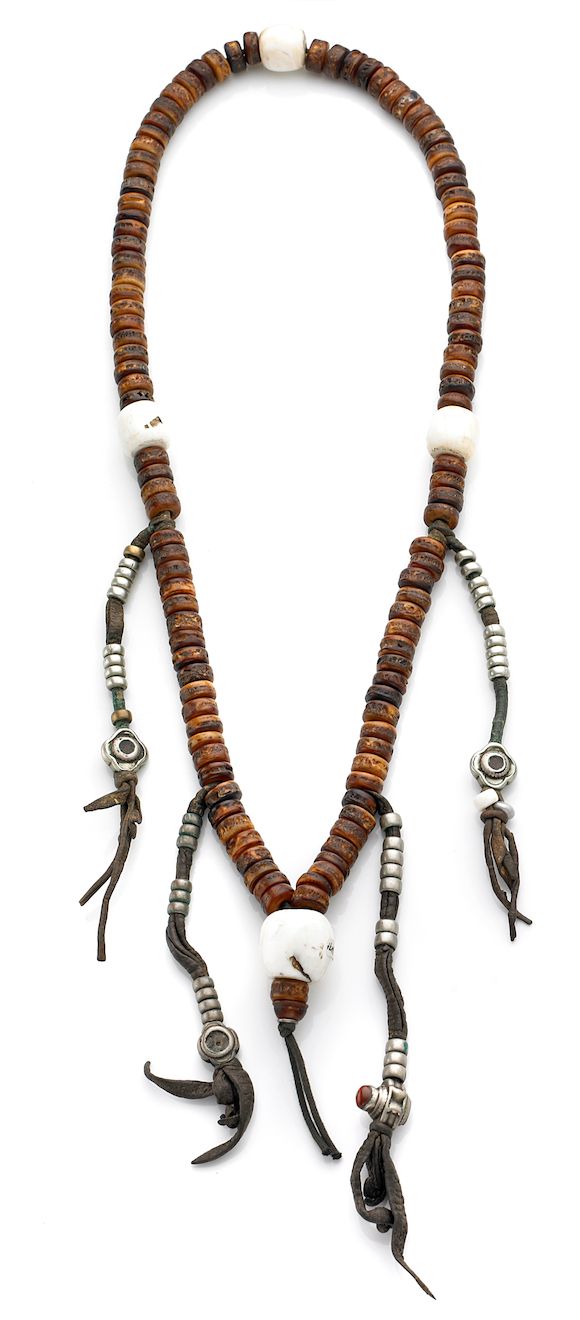 Bonhams : A lama's mala Tibet, circa 18th century
