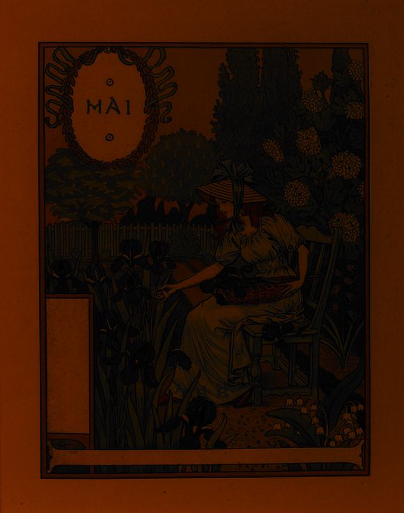 Bonhams : Eugene Grasset (French, 1841-1917) A set of twelve woodblock ...