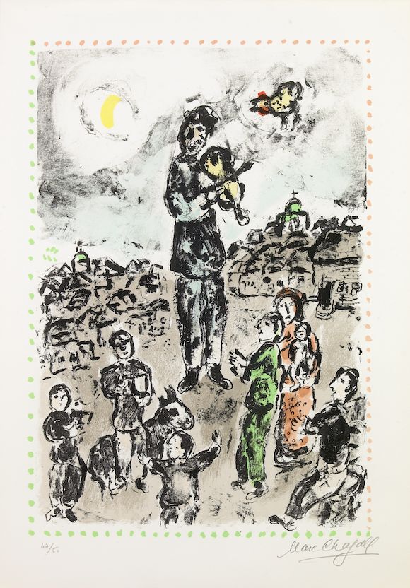 Bonhams : Marc Chagall (Russian/French, 1887-1985); Concert in the Park;