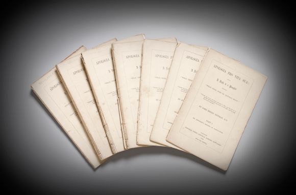 Bonhams : NEWMAN, JOHN HENRY. 1801-1890. Apologia Pro Vita Sua: Being a ...