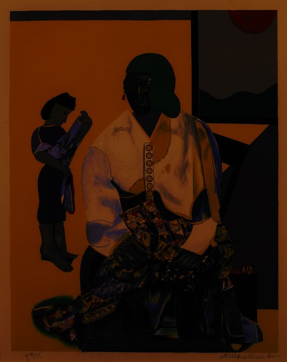 Bonhams : Romare Bearden (American, 1914-1988); Mecklenburg Autumn ...