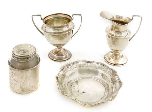 Bonhams : A group of American and Mexican sterling silver hollowware ...