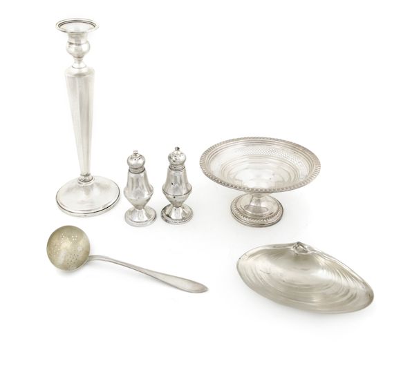 Bonhams : An assembled group of silver and sterling silver hollowware ...