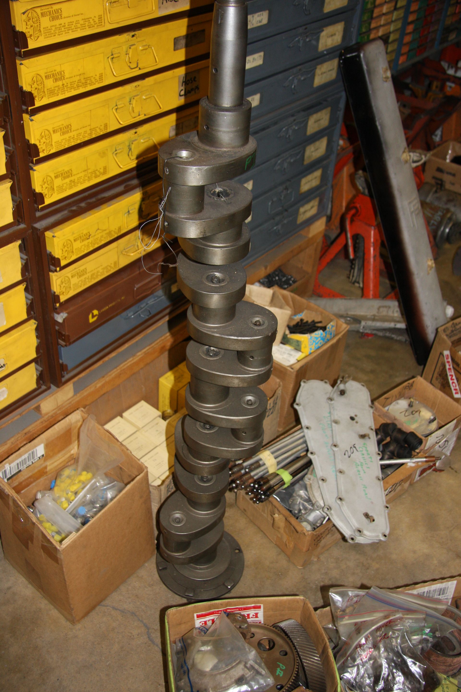 Bonhams Cars : A Rolls-Royce Phantom II crank shaft.