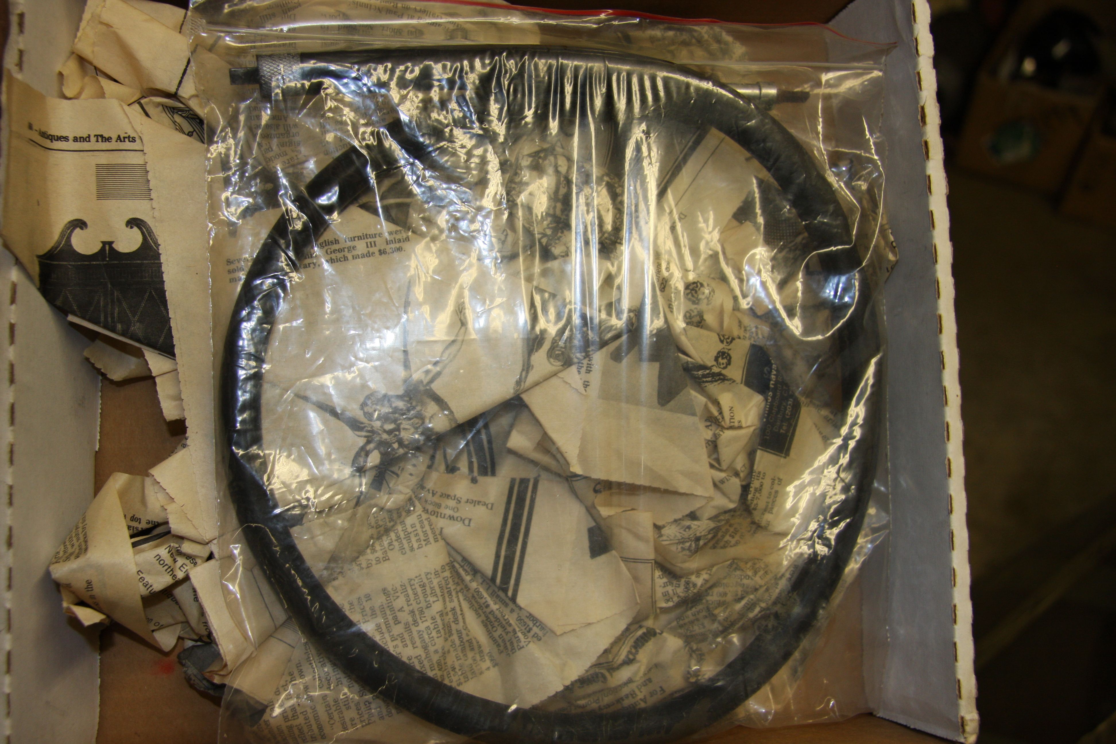 Bonhams Cars : A Darby Bentley windshield wiper cable.