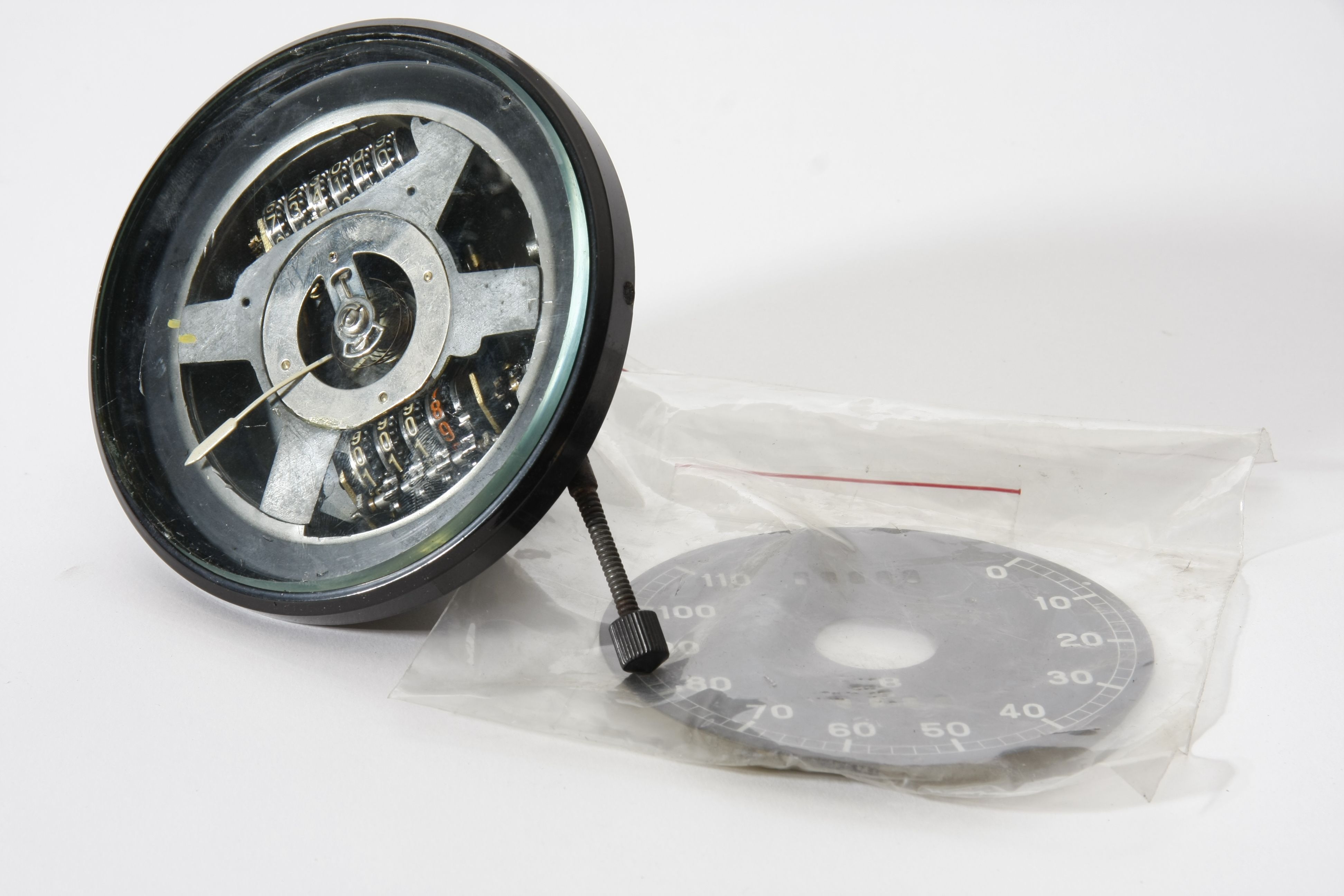 Bonhams Cars : A small HP Rolls-Royce/Darby Bentley 110 MPH speedometer,