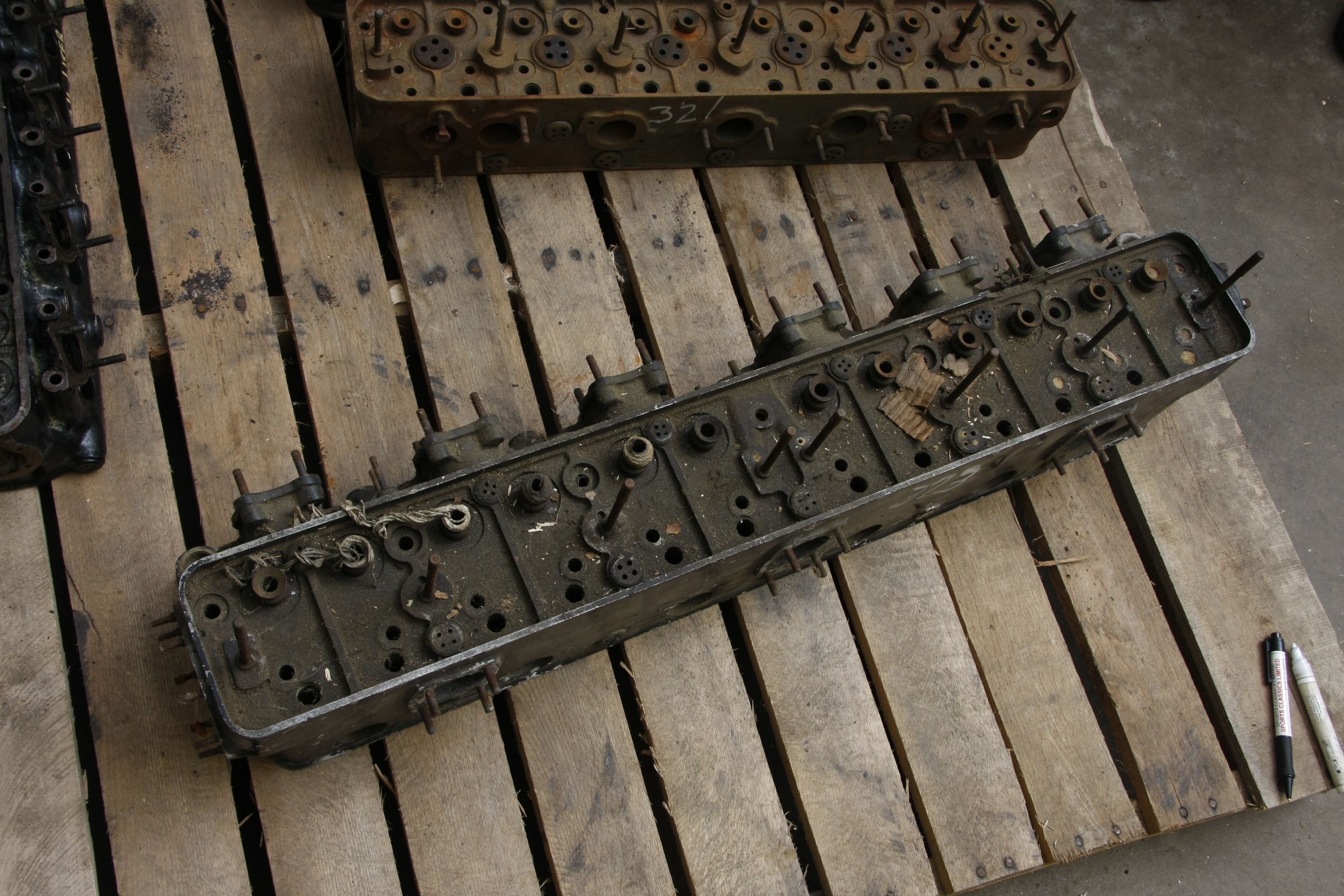 Bonhams Cars : A Rolls Royce PII Cylinder head.