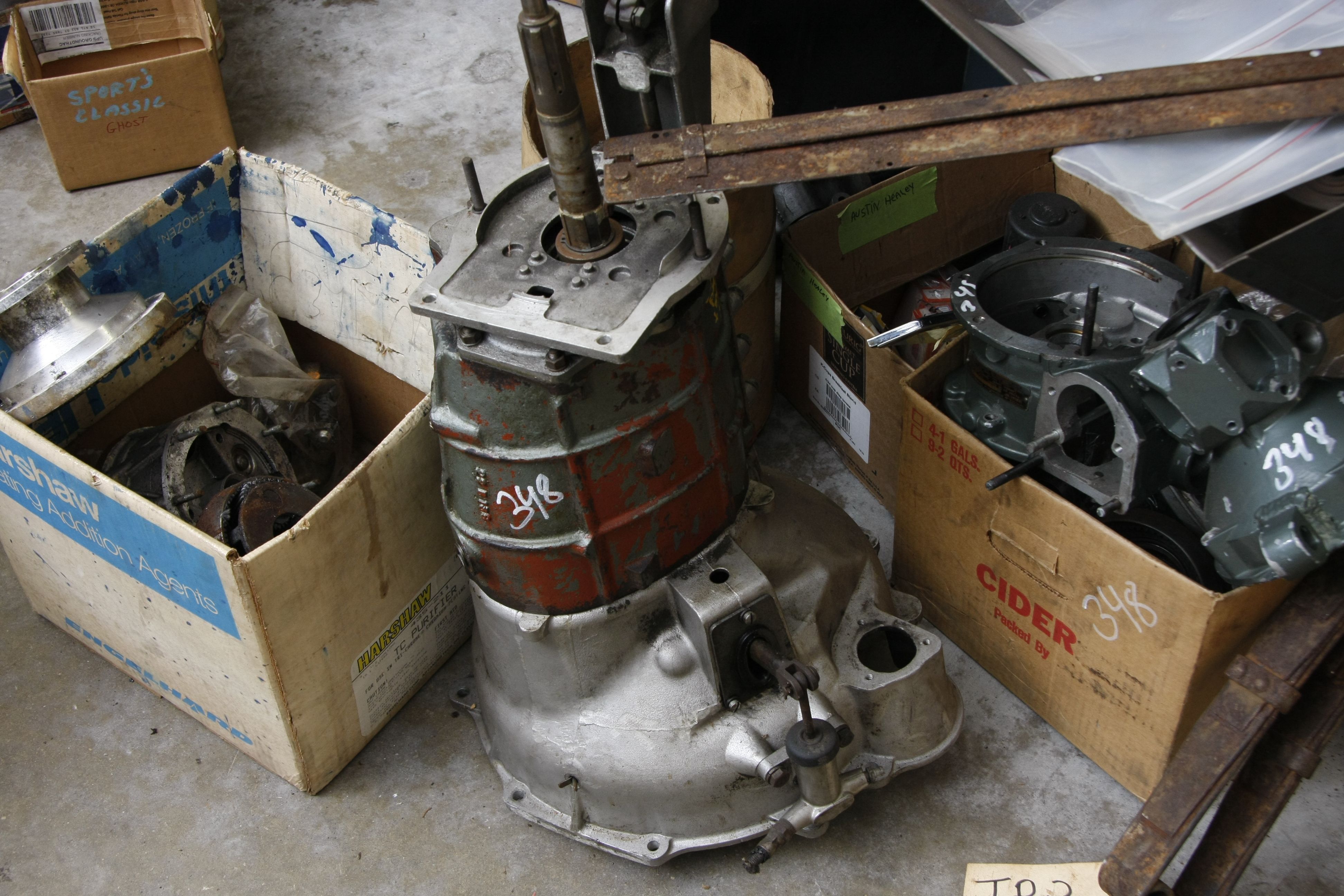 Bonhams Cars : An Austin Healey transmission with several Laycock ...