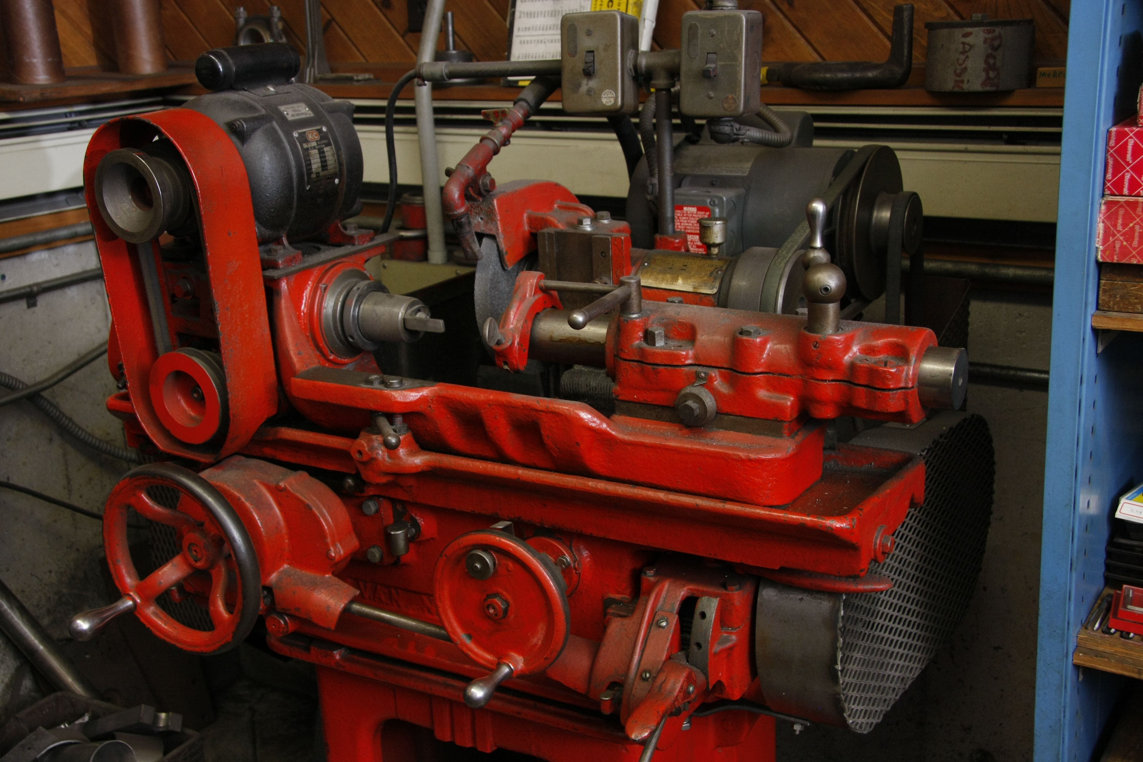 Bonhams Cars : A Van Norman piston grinder,