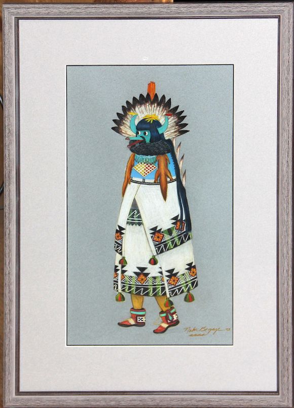 Bonhams : Two Pueblo paintings
