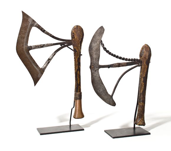 Bonhams : Two Songye Prestige Axes, Democratic Republic of the Congo