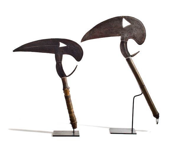 Bonhams : Two Fang Prestige Throwing Blades, Democratic Republic of the ...