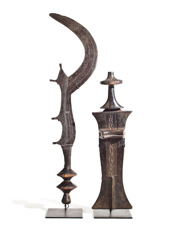 Bonhams : Two Kuba Prestige Knives, Democratic Republic of the Congo