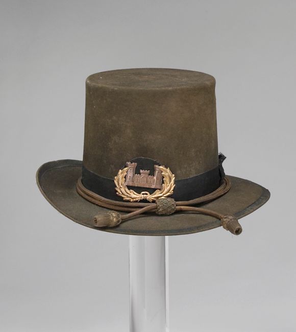 Bonhams : A variant U.S. Model 1858 officer's Hardee hat
