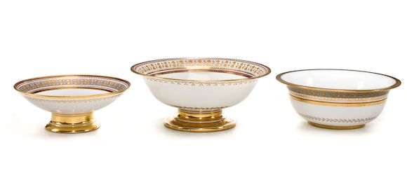 Bonhams : Three large serving bowls, Babigon serviceImperial Porcelain ...