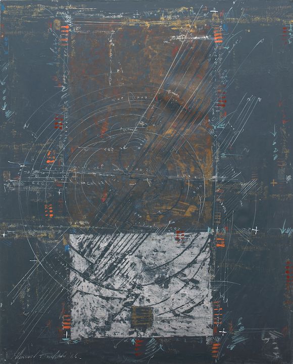 Bonhams : Massoud Arabshahi (Iranian, born 1935) Untitled, 1986 59 1/16 ...