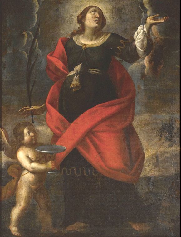 Bonhams : Circle of Alessandro Tiarini (Bologna 1577-1668) A female ...