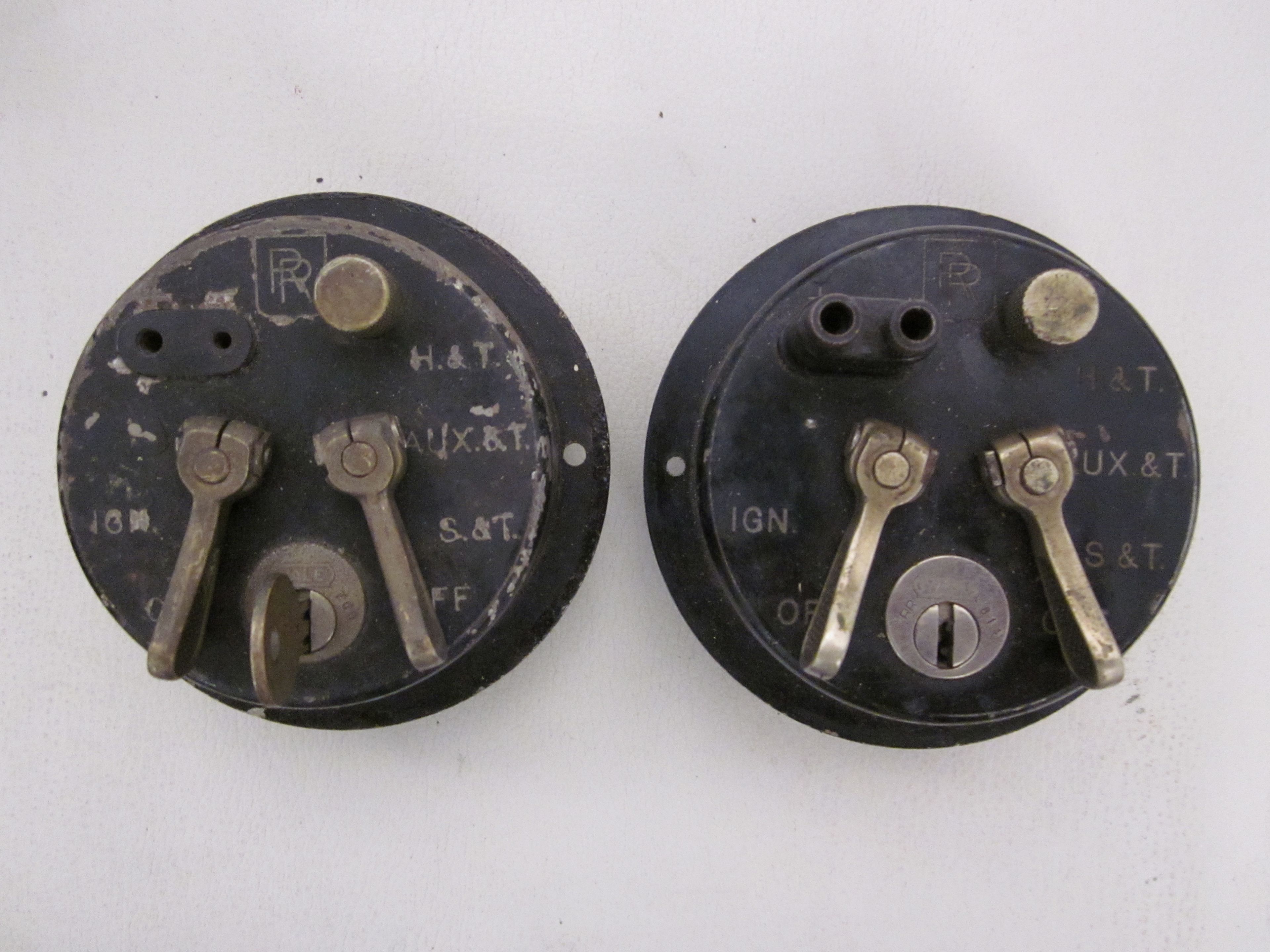 Bonhams Cars : 2 original Rolls-Royce combination lighting and ignition ...