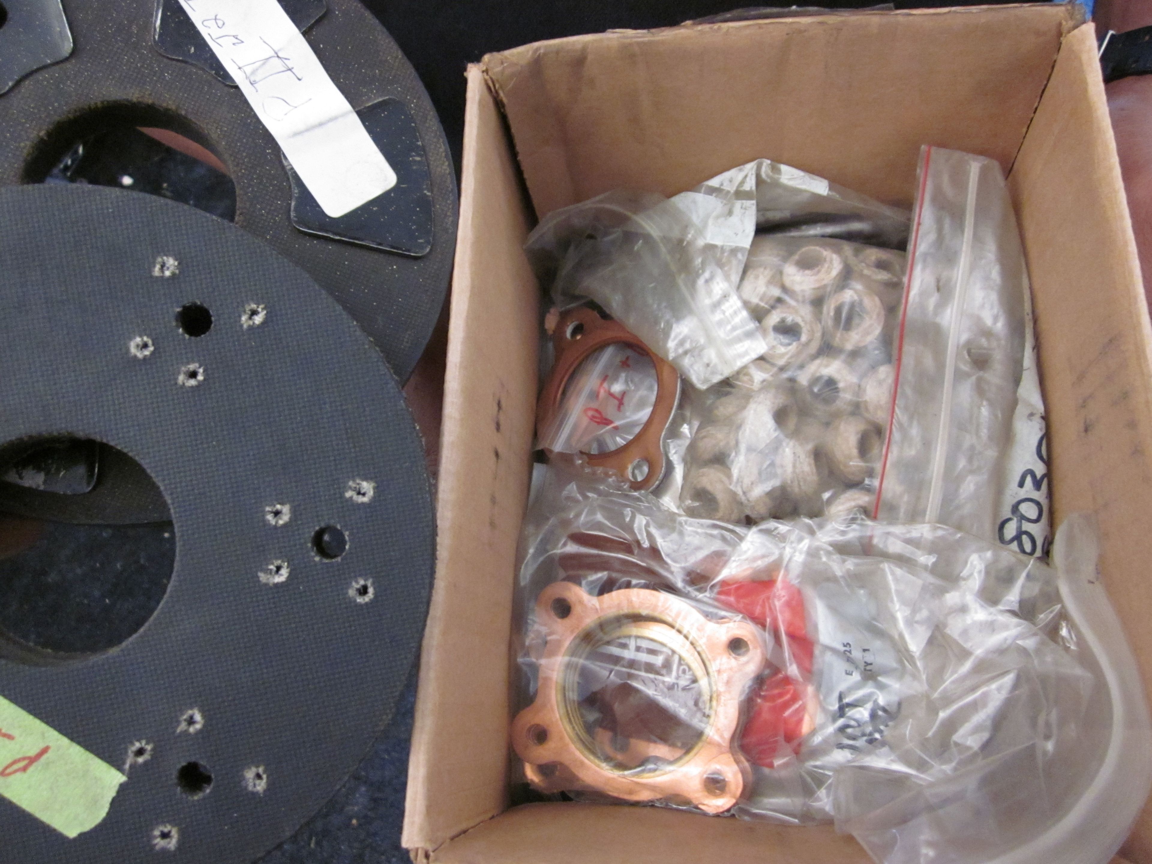 Bonhams Cars : An assortment of new Rolls-Royce Phantom II gaskets.