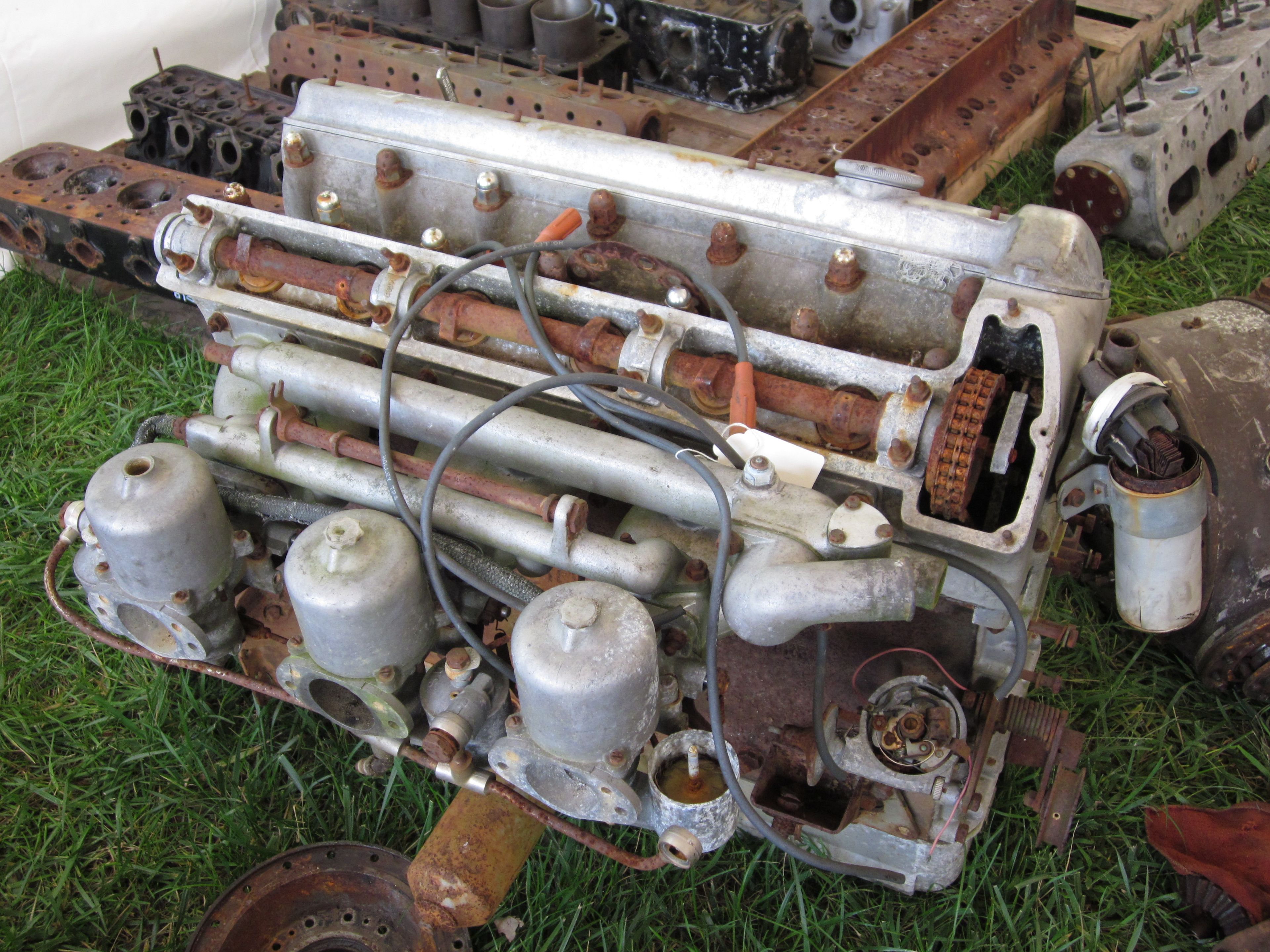 Bonhams Cars : A Jaguar 3.8l E-Type engine,