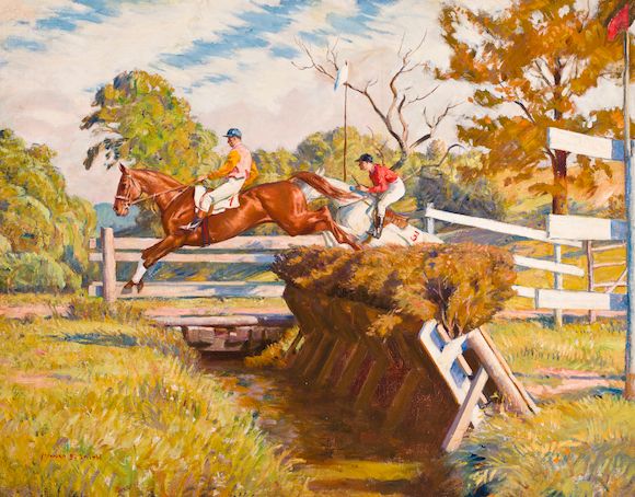 Bonhams : Howard Everett Smith (American, 1885-1970) The water jump 40 ...