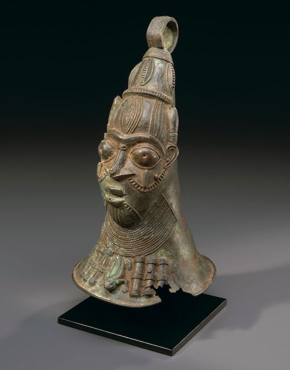 Bonhams : Rare Yoruba Copper Bell, Nigeria/Benin