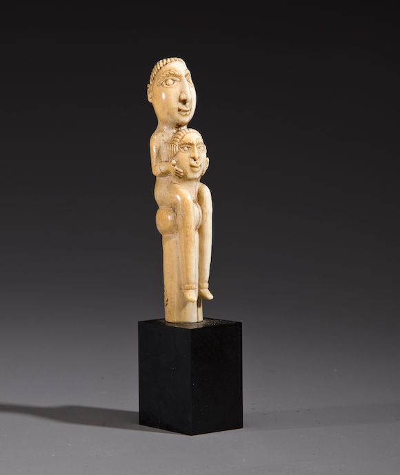 Bonhams : Afro-Portuguese Ivory Staff Finial