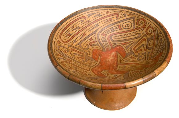 Bonhams : Panamanian Polychrome Plate, Macaracas Style, ca. A.D. 800-1000