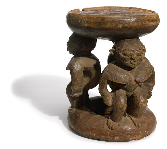 Bonhams Bangwa Stool Cameroon