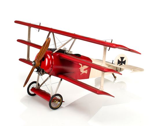 Bonhams : A model of a World War I Fokker Triplane Modern, 20th century ...