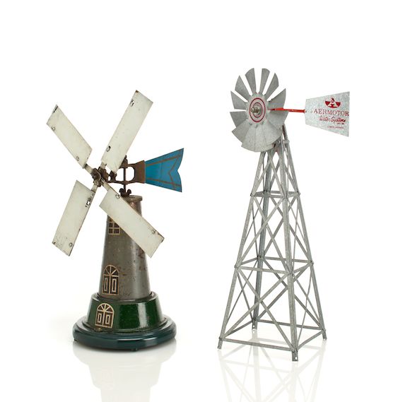 Bonhams : Two American windmill models circa 1900 17 x 9 in. (43.2 x 22 ...