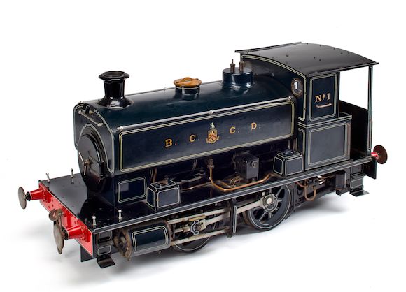 Bonhams : A large 0-2-0 tank engine for the BCGD Line 20th century 34 ...