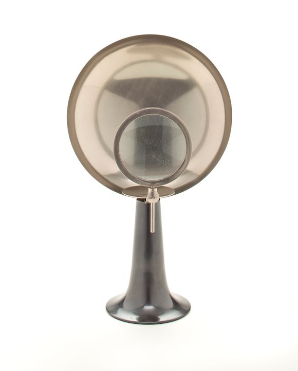 Bonhams : A parabolic magnifier with candle holder 19-1/2 in. (49.5 cm ...