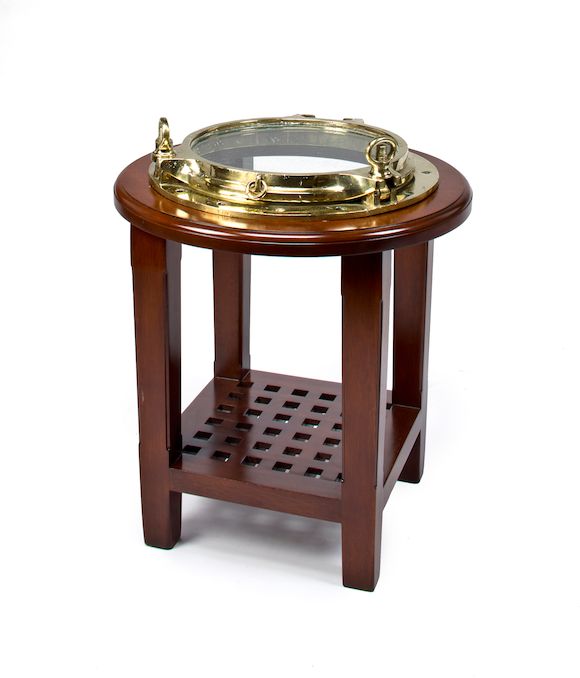 Bonhams : A porthole table 20th century 27 x 24 in. (68.6 x 61 cm.)