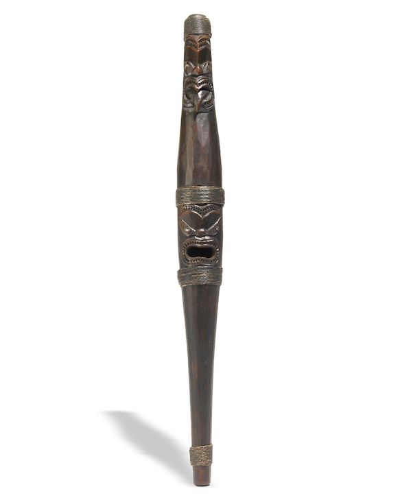 Bonhams : Maori Bugle Flute, New Zealand