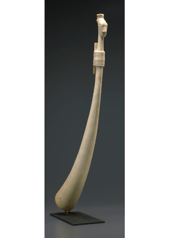 Bonhams : Mangbetu Ivory Horn, Democratic Republic of the Congo
