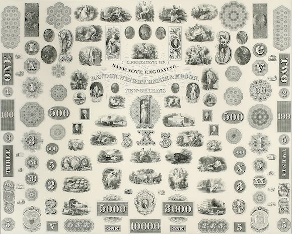 Bonhams : Anonymous; Specimins of Bank-Note Engraving.;
